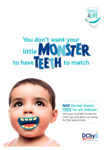 Monster teeth poster | Hampshire and Isle of Wight LDC